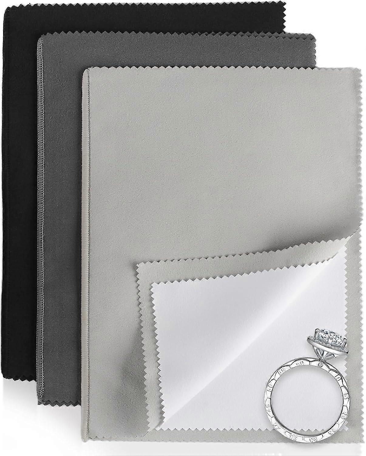 2pcs Jewelry Cleaning Cloth: Silver Polishing Cloth For Cleaning ...