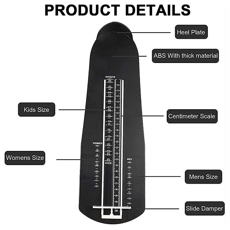 Professional Foot Measurement Device, Us Standard Shoe Sizer, Shoe ...