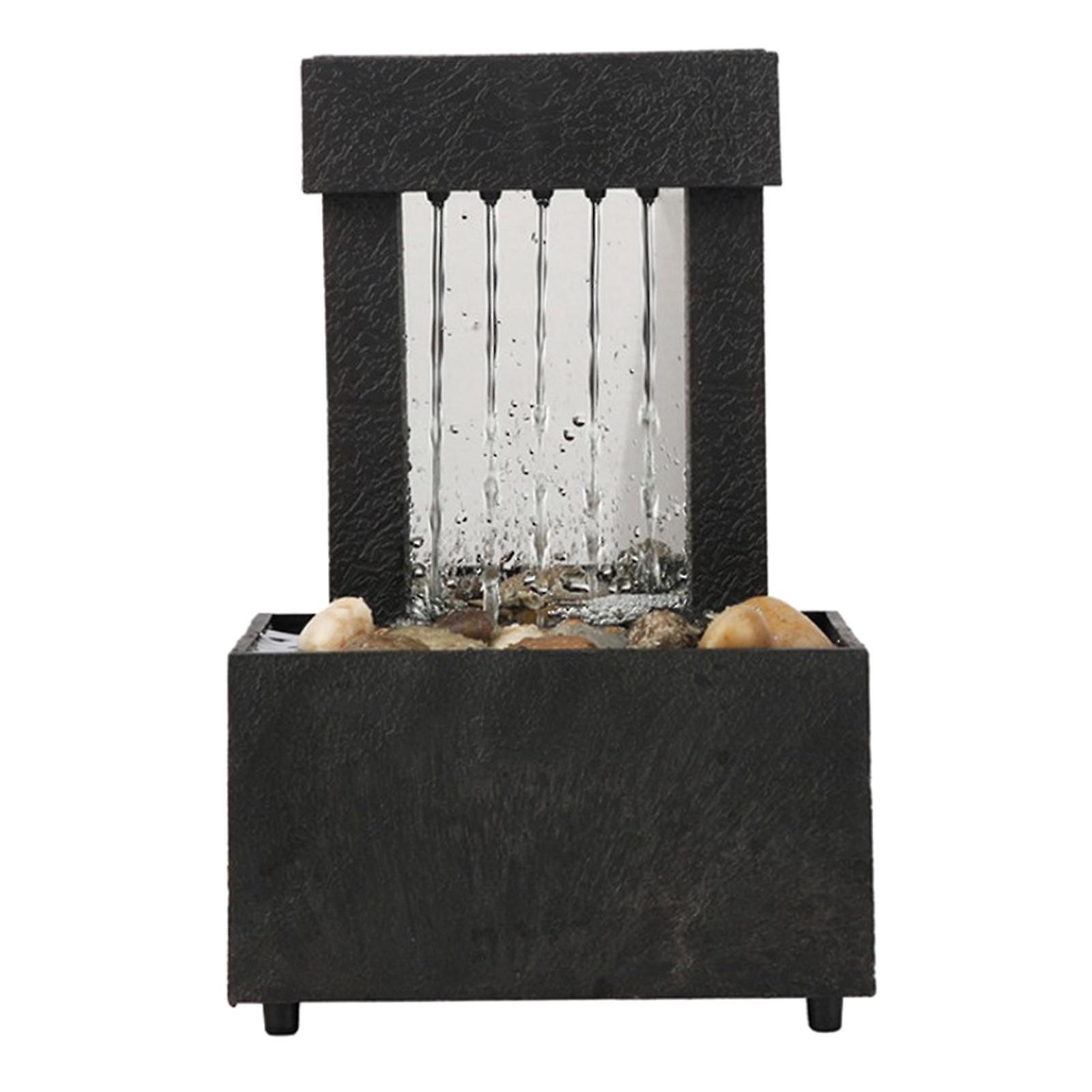 Waterfall Scene Tabletop Feng Shui Meditation Waterfall Fountain Style ...