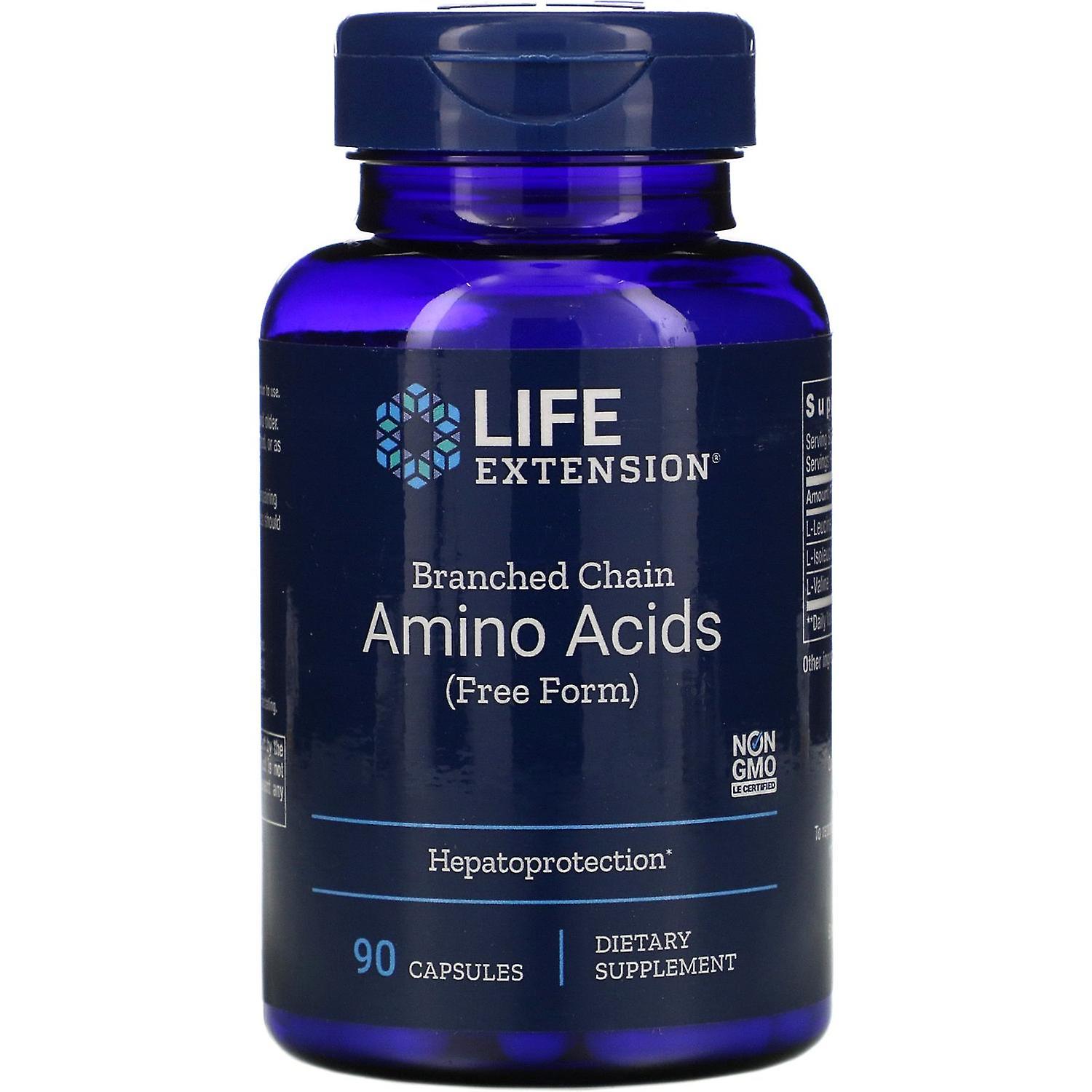 Life Extension, Branched Chain Amino Acids, 90 Capsules | Fruugo UK