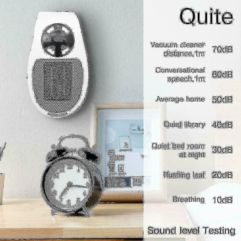 Plug In Heater 500w Digital Electric Instant Heat Timer Portable Led ...