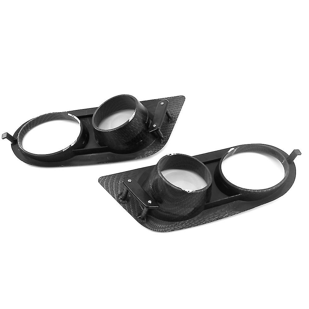 Ham Style Air Duct Fog Light Covers Carbon Fiber Front Lower Bumper Fog ...