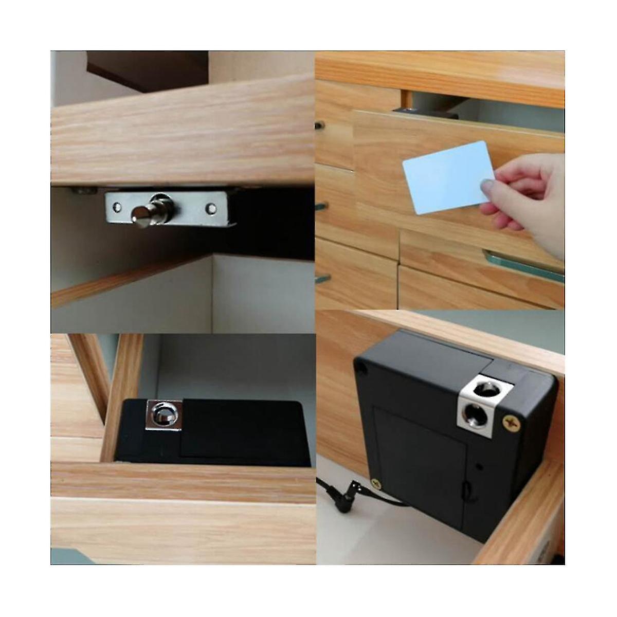 No-hole Electronic Induction Drawer Lock Invisible Concealed Lock ...