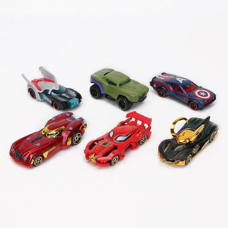 HOT Cars 6pcs/set Avengers Infinity War Alloy Cars Set Truck Model Car ...