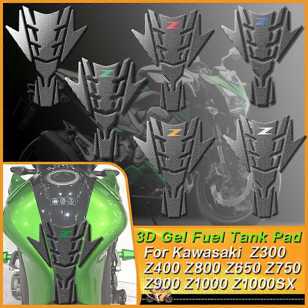 For Kawasaki Z400 Z650 Z800 Z900 Z1000 Z1000SX Fuel Tank Sticker 3D Gel ...