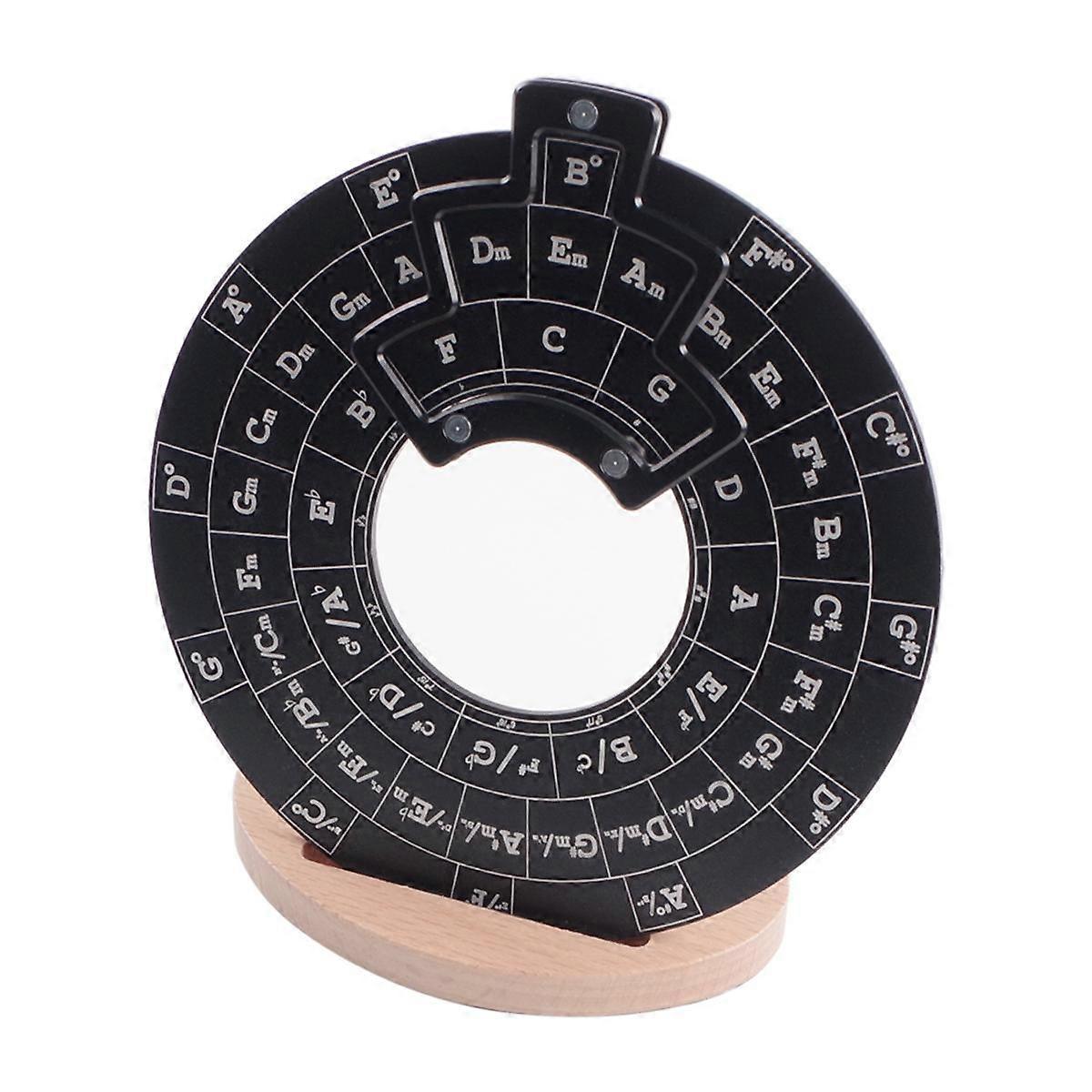 Guitar Music Disc Circle of Fifths, Circle of Fifths Wheel Melody Tool ...