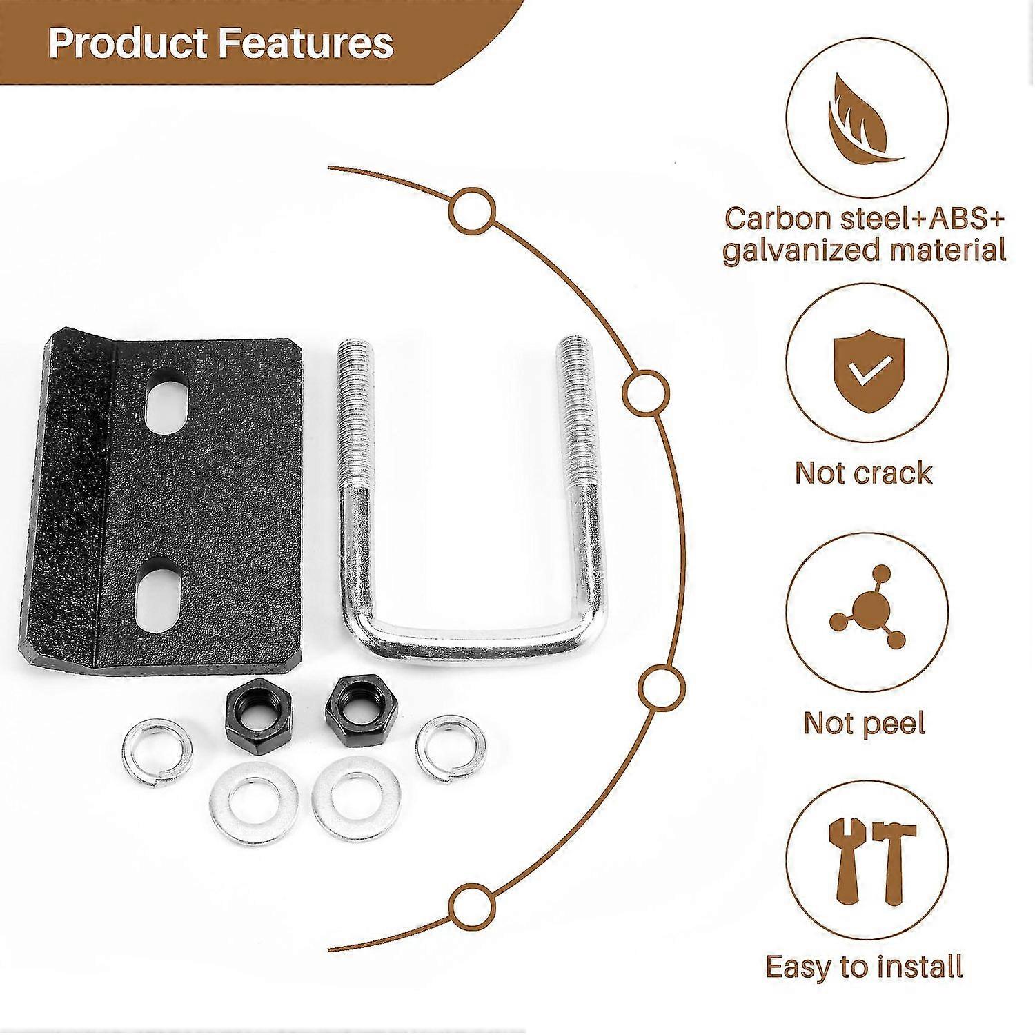 Hitch Tightener Anti Rattle Stabilizer Steel Heavy Duty Rust Free Tow ...