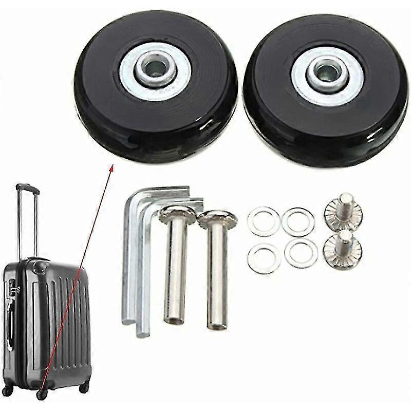 Suitcase Wheels Replacement Kit[45mm],Suitcase Caster,Luggage Suitcase ...