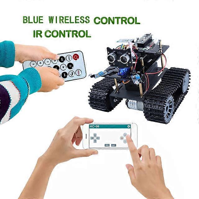 Tank Robot Kit with Mega 328P for Teens Adults- Programmable ...