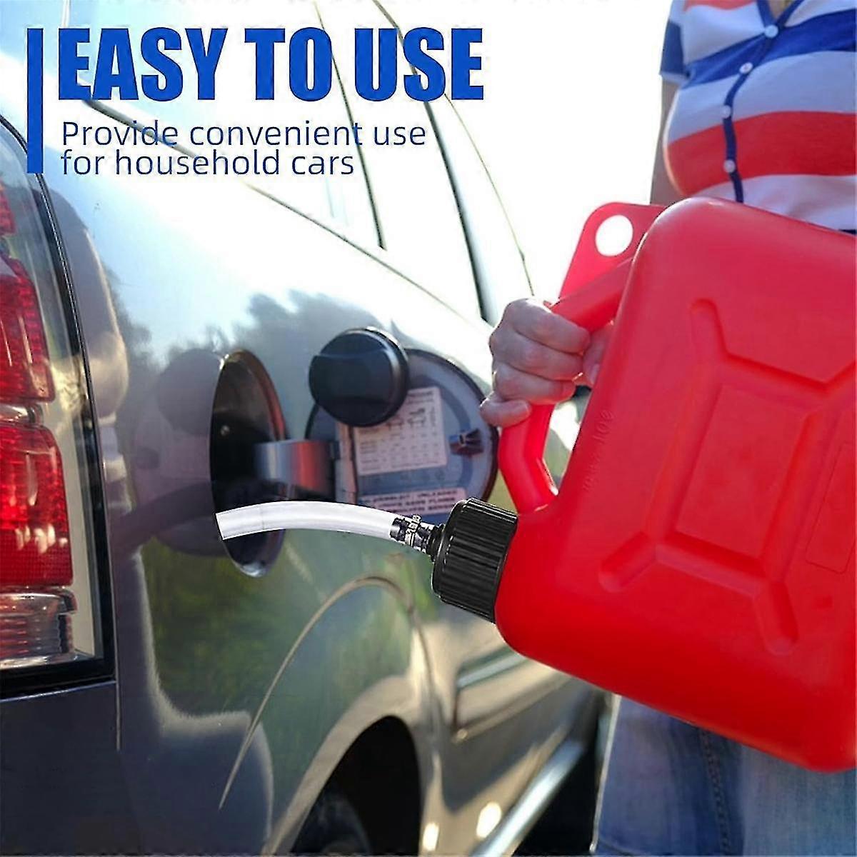 Fuel Fill Hose and Cap Kit Fits 5 Gallon Fuel Tank Fill Hose Jug, LC2 ...