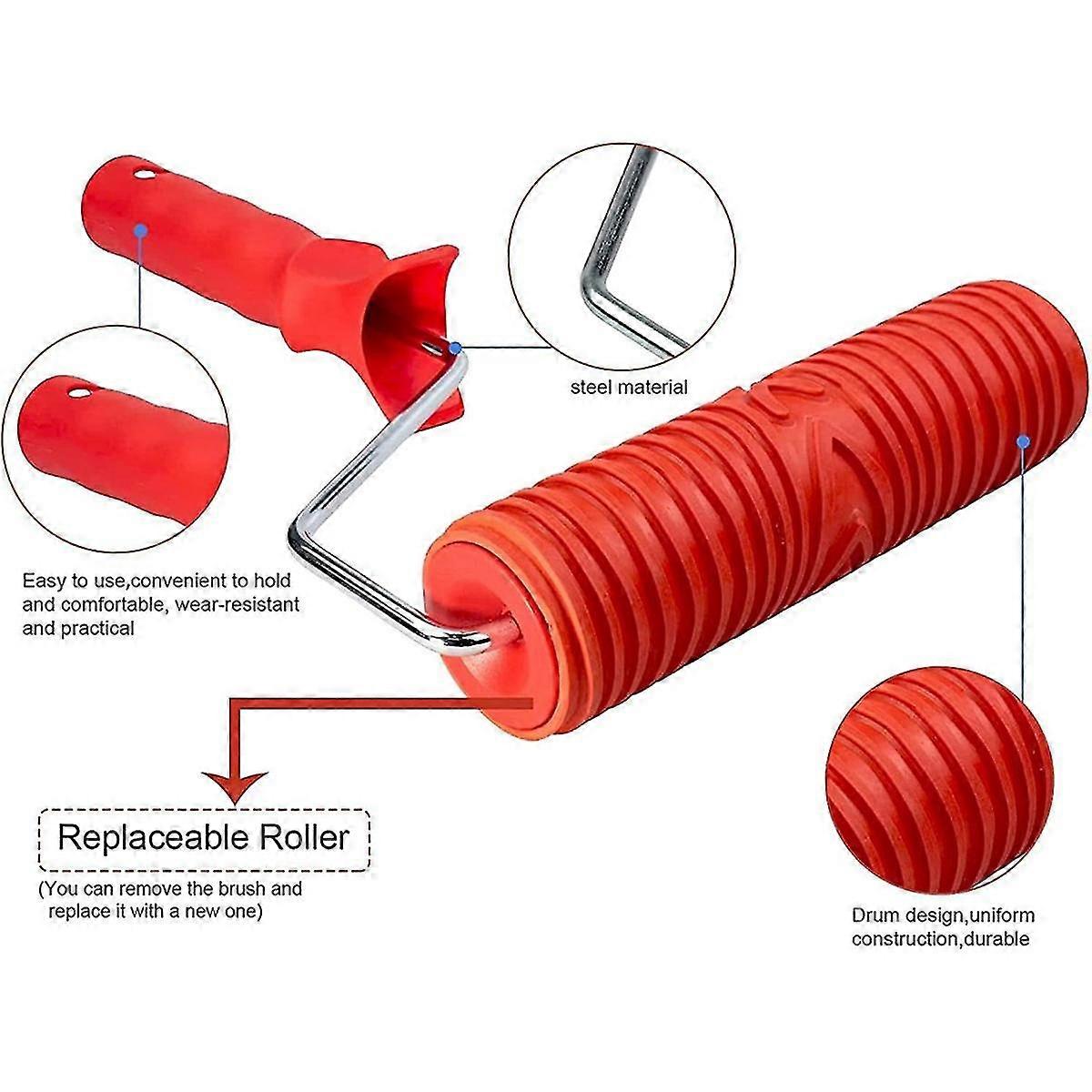 Paint Roller, Paint Pattern Roller, Wood Grain Tool Kit, Wood Graining ...