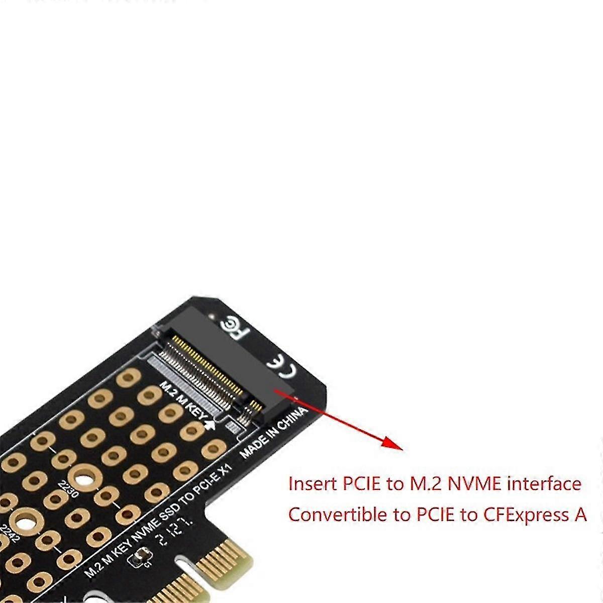 CFExpress Type-A to NGFF M.2 Nvme M-Key Extension Adapter Card Support ...