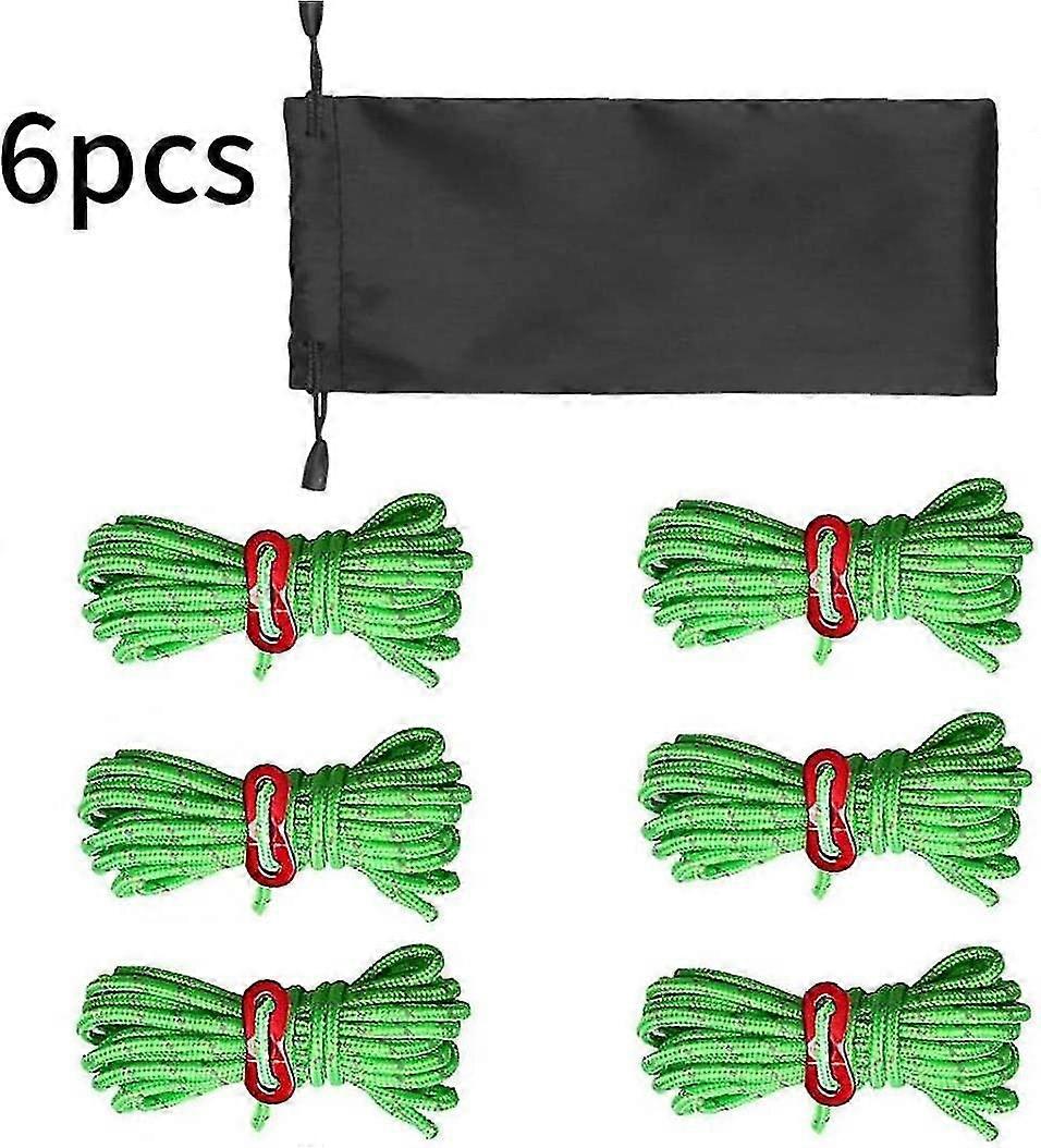 Reflective Tent Ropes, Lightweight Tent Guide Lines With Aluminum ...