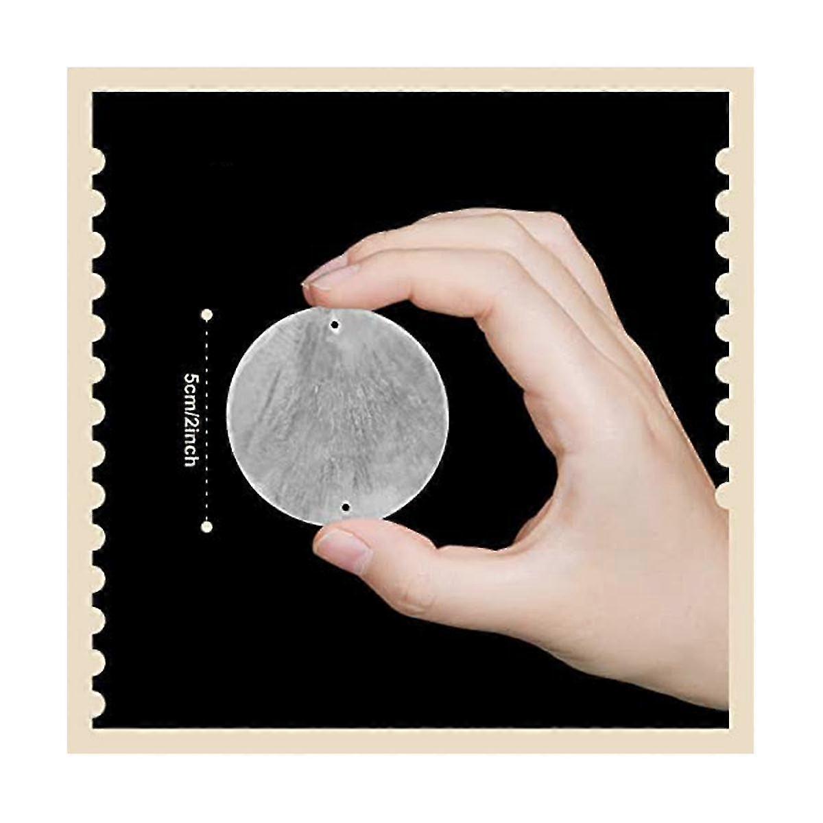 60 Pcs 2 Inch Round Capiz Shells With 2 Holes Round Natural Shell White ...