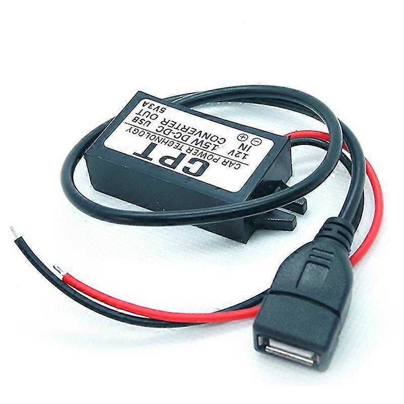 Dc-dc Converter Module 12v To 5v Usb Output Power Adapter 3a 15w Hfmqv | Fruugo UK