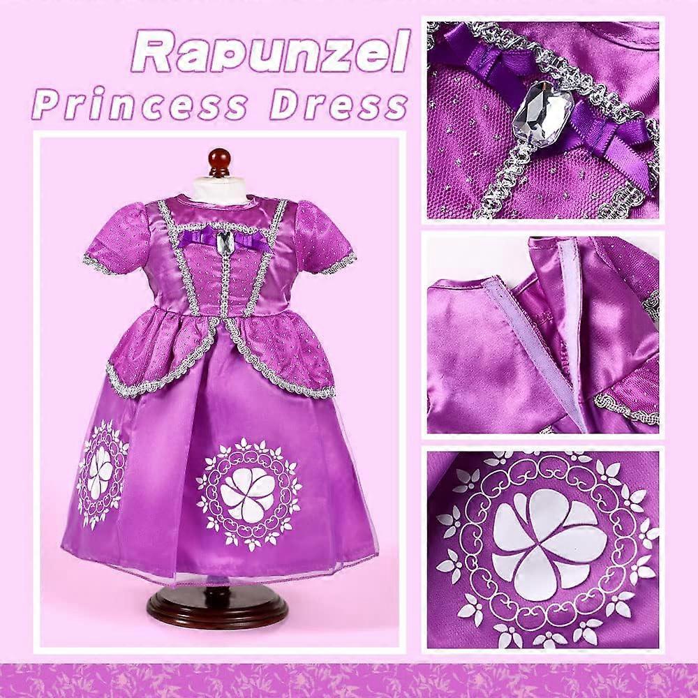 World Collections 18-Inch Doll Clothes Princess Dress 5 Pc Pincess ...