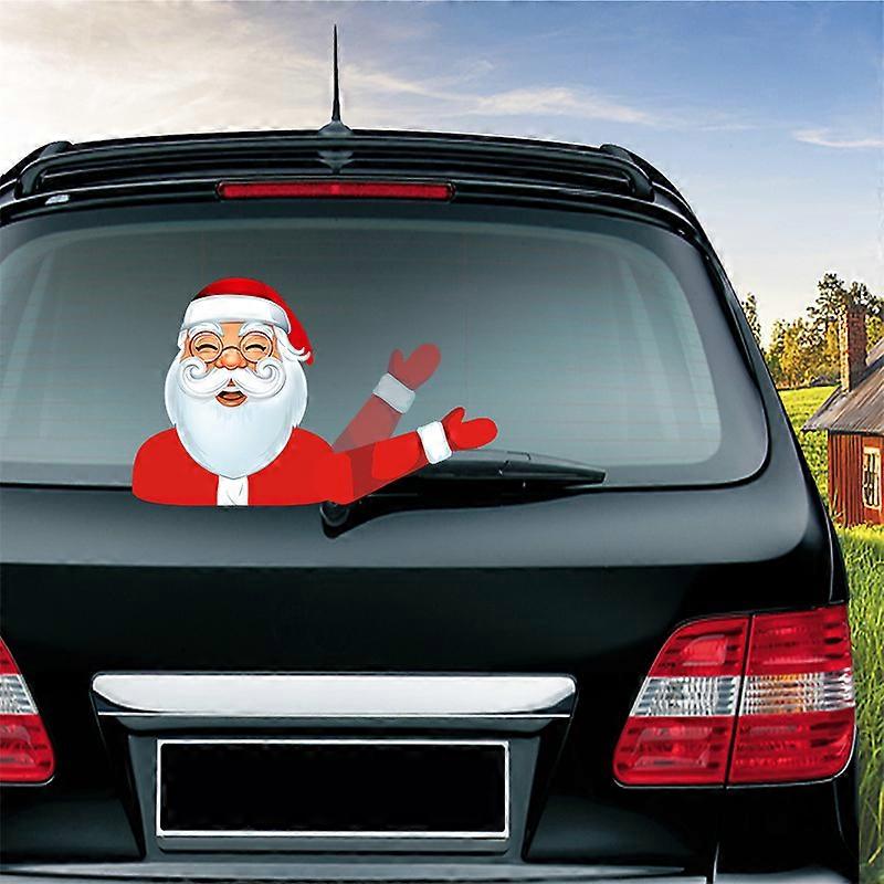 Rear Windshield Wiper Decal Christmas Snowman Waving Windshield Wiper ...
