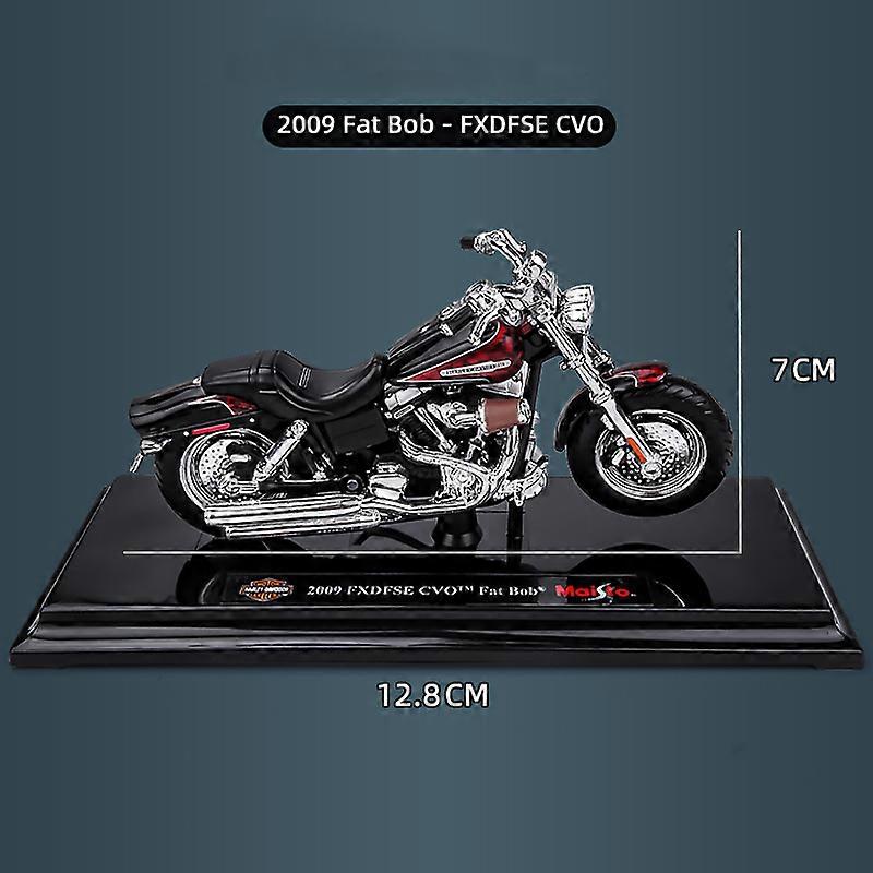 Maisto 1:18 Harley-Davidson 2009 FXDFSE CVO Fat Bob simulation alloy ...