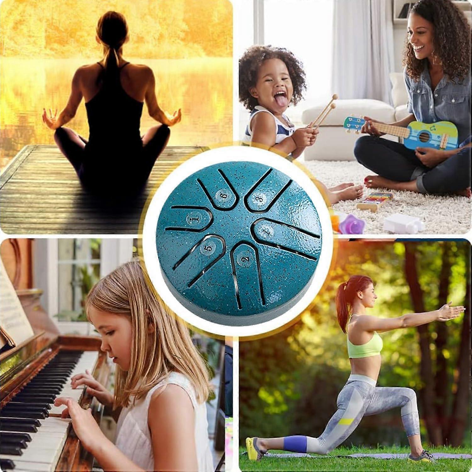 Rain Drum for Outside, Steel Tongue Drum Rain Chime, Rain Drum ...