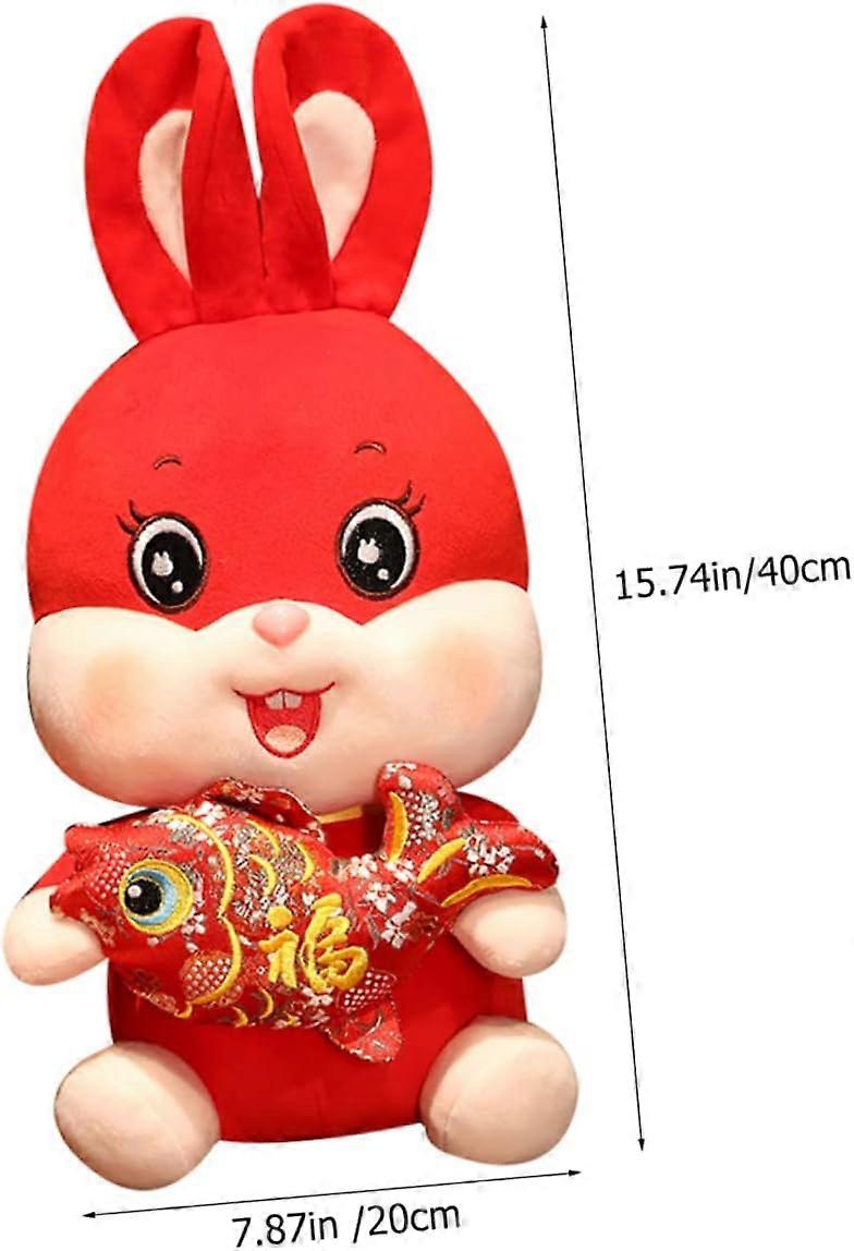 Year of The Rabbit Mascot Mini Plushies Mini Animals Stuffed Rabbit ...