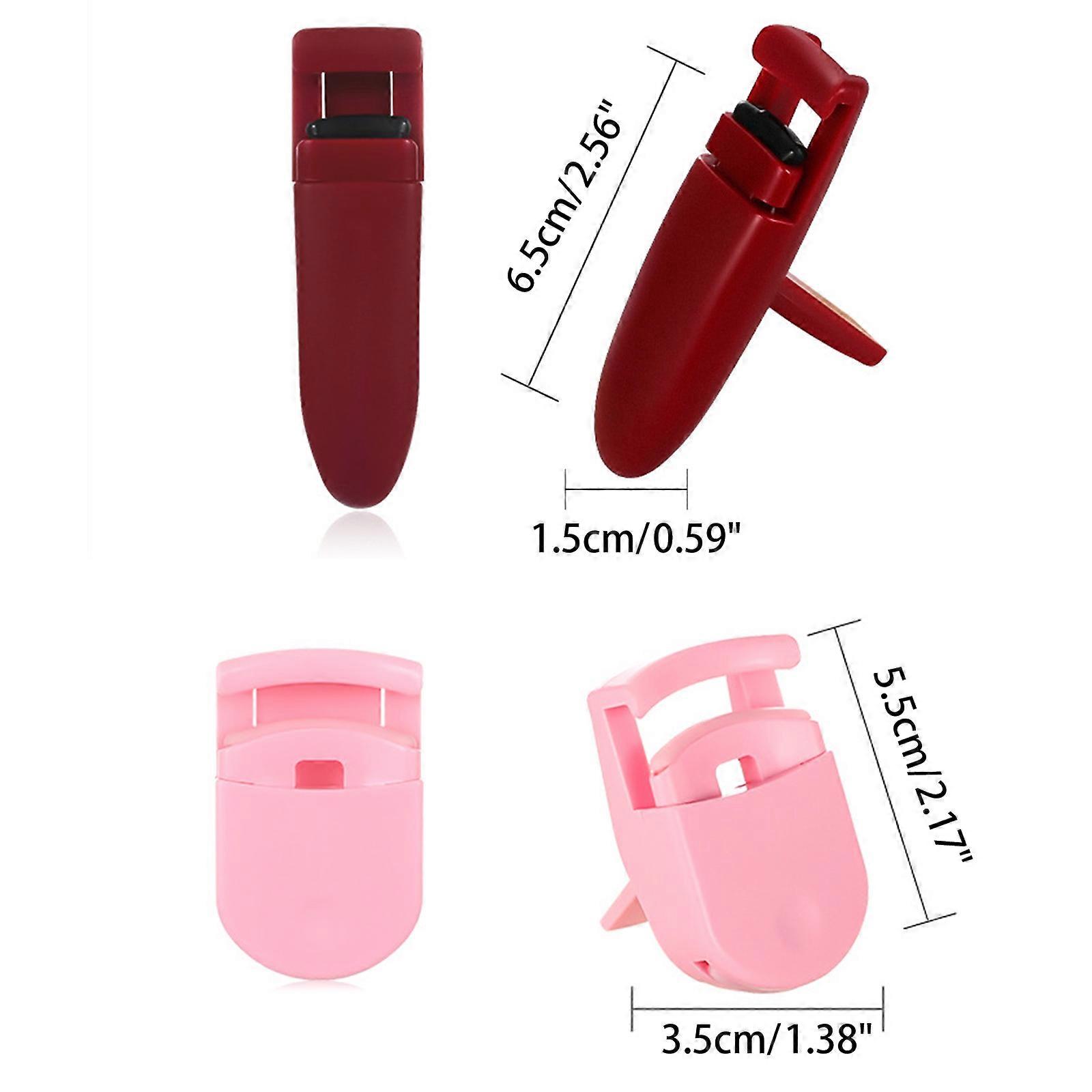 Manual Eyelash Curler Fashion Round Handle Lash Curler Portable Makeup ...