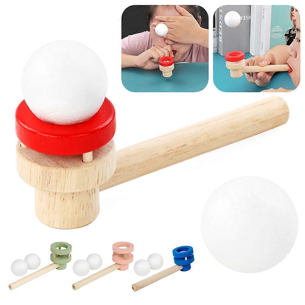 Children's Wooden Blowing Ball Breathing Exerciser | Inspiratory and ...
