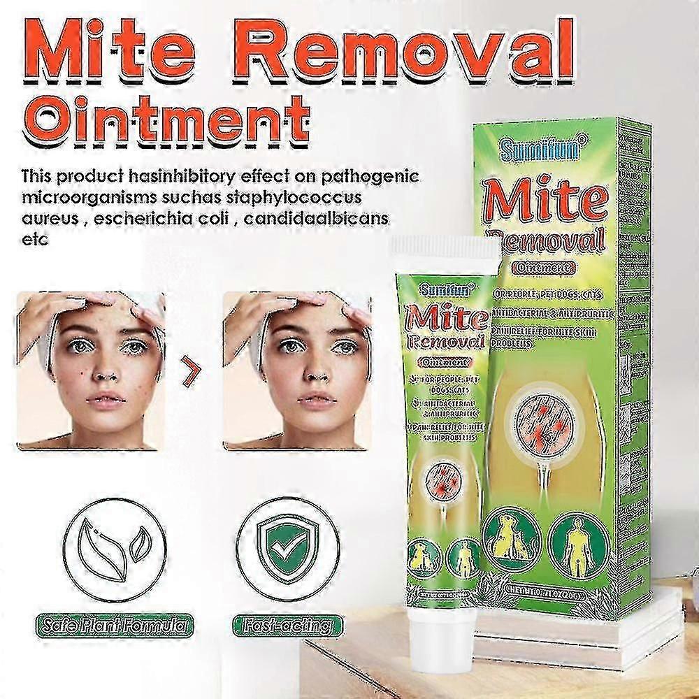 New Mite Removal Ointment Anti-itching Scabies Kill Head Lice Skin Care ...