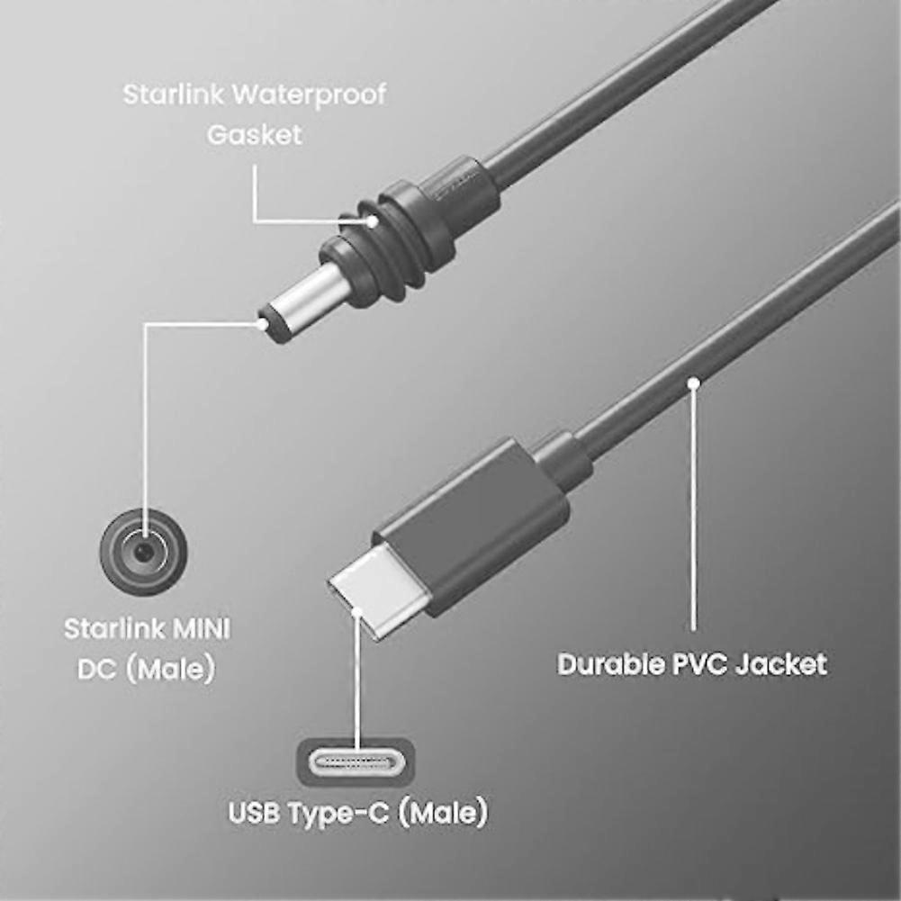 For StarLink Space-X Mini USB C to DC Cable Overload Short Circuit ...