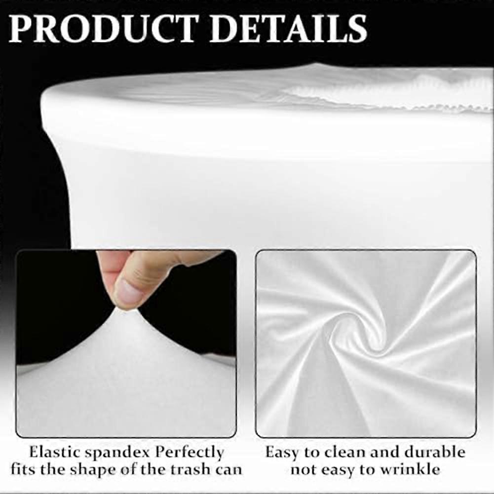 4 Trash Can Covers Suitable for Kitchens, Outdoor Round Trash Cans ...