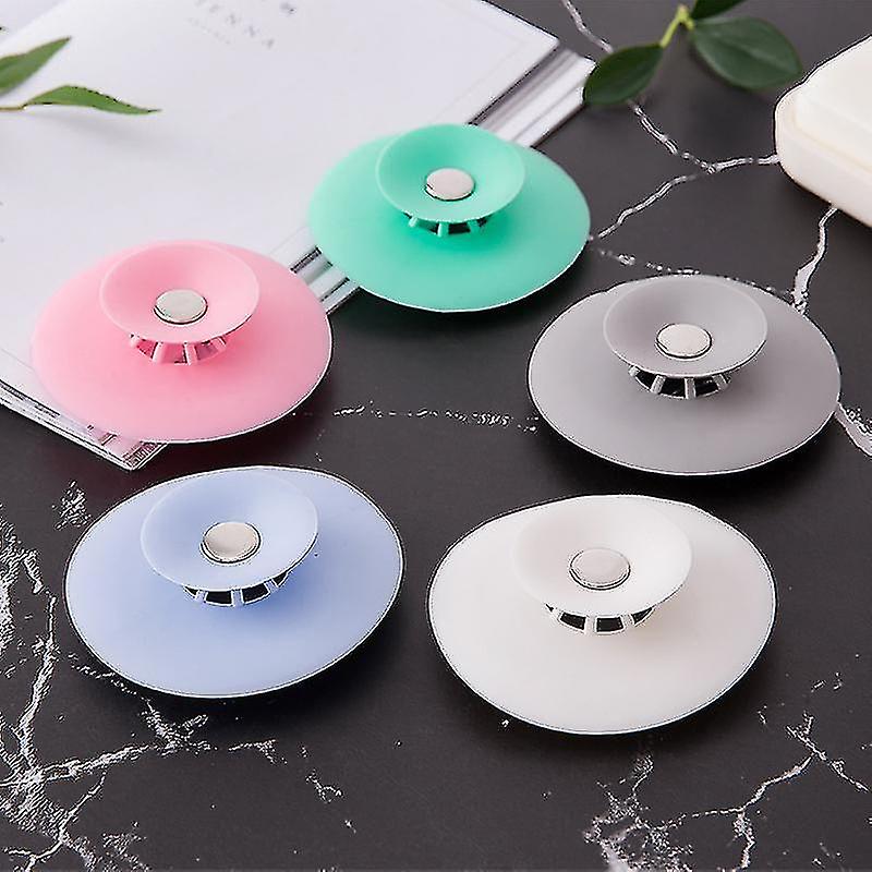 5 Pack Universal Silicone Sink Stopper For Bathroom Mop Kitchen, 5 Pcs ...