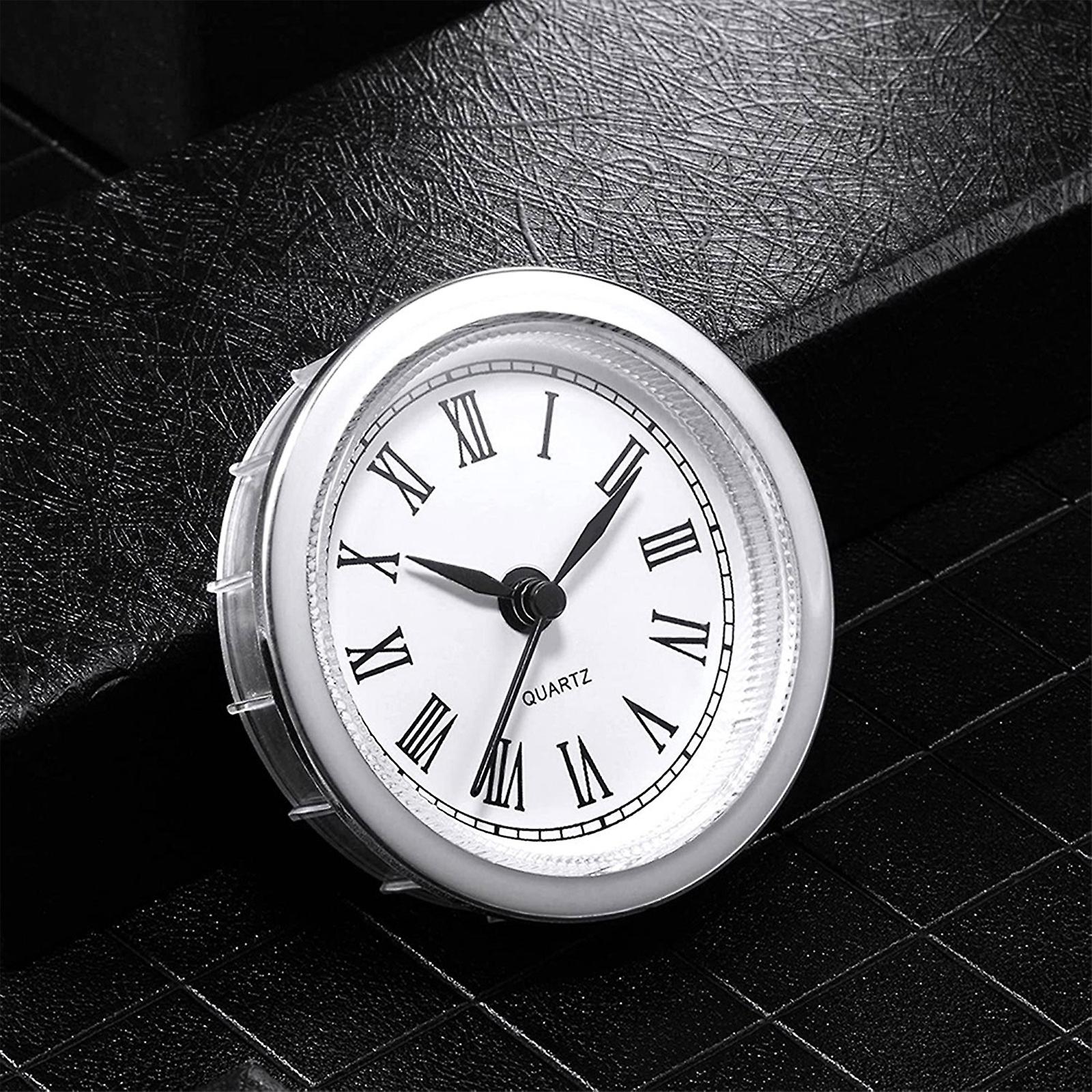 Mini Clock Insert 2.4 Inch 61mm Round Quartz Clock Fit-up Movement ...