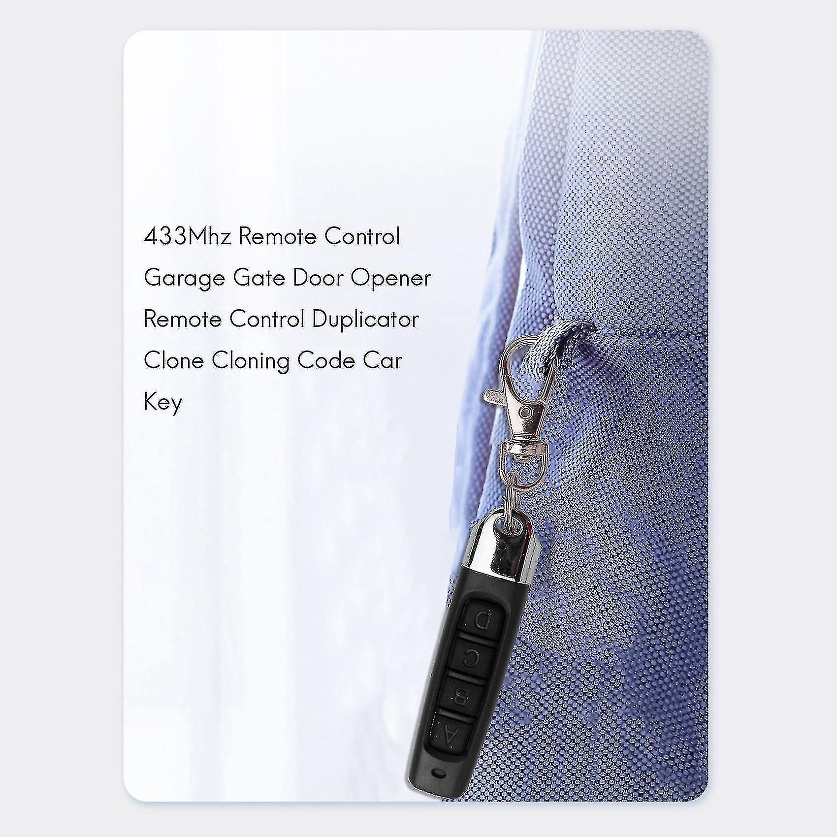 6x 433mhz Remote Control Garage Gate Door Opener Remote Control Duplicator Clone Cloning Code ...