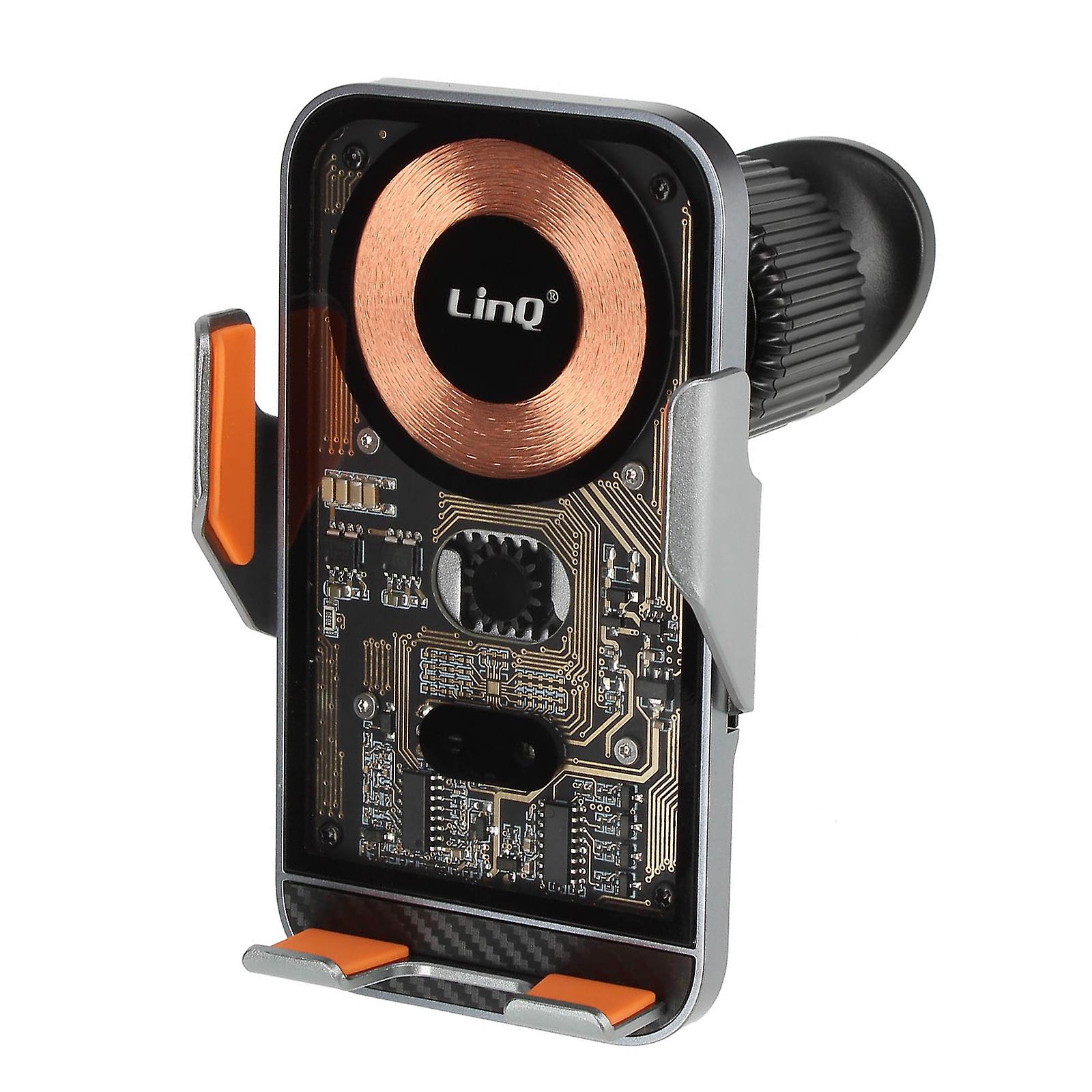 Induction Car Mount 15W Vent Mount Rotating Infrared Sensor, Black ...