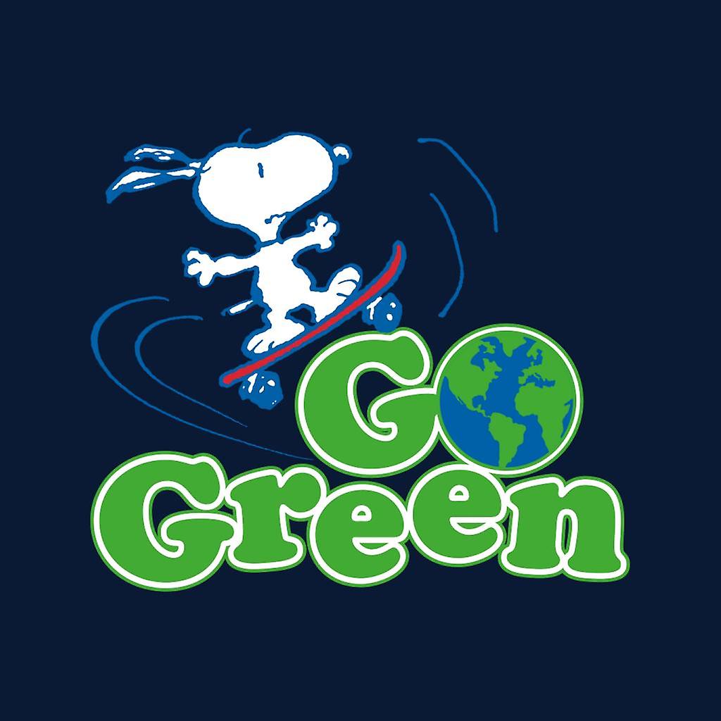 Peanuts Snoopy Go Green Men's Sweatshirt | Fruugo US