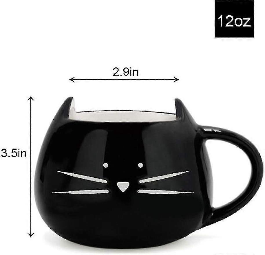 Cute Ceramic Cat Coffee Mug 12 Oz Cat Lovers Kitty Tea Mugs Gifts For ...