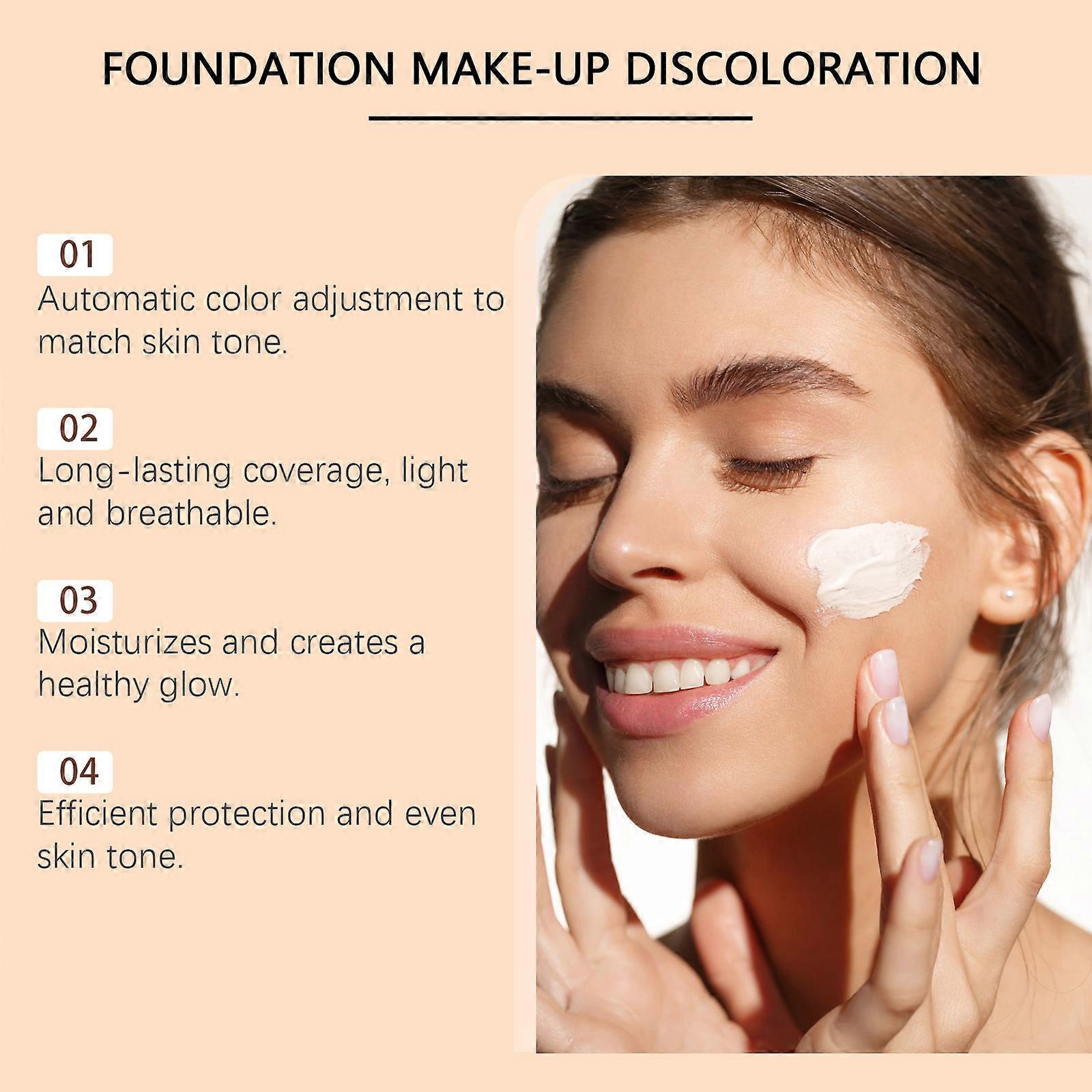 Colour Changing Mature Skin Foundation, Flawless Color Changing Liquid ...