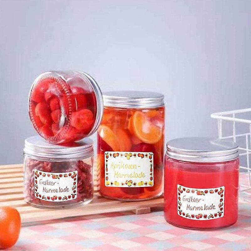 1 Roll/250 pcs Labels for Jars, Food Freezer Labels Self Adhesive Jam ...
