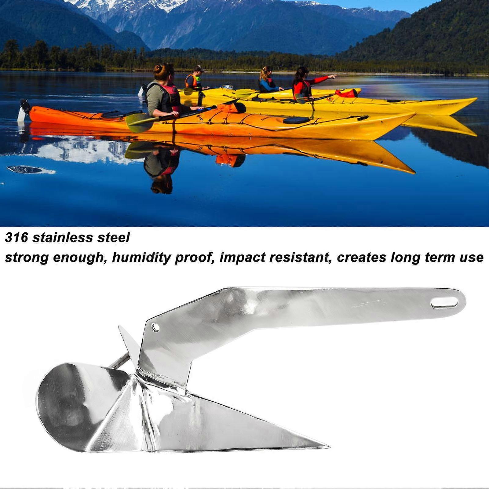 Delta Style Boat Anchor 4KG Triangle Wing Type Plow Anchor for Boat ...