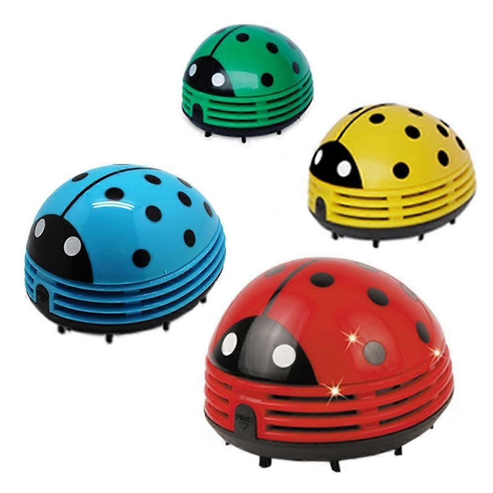 Mini Desktop Vacuum Cleaner Ladybug Desktop Coffee Duster for Home ...
