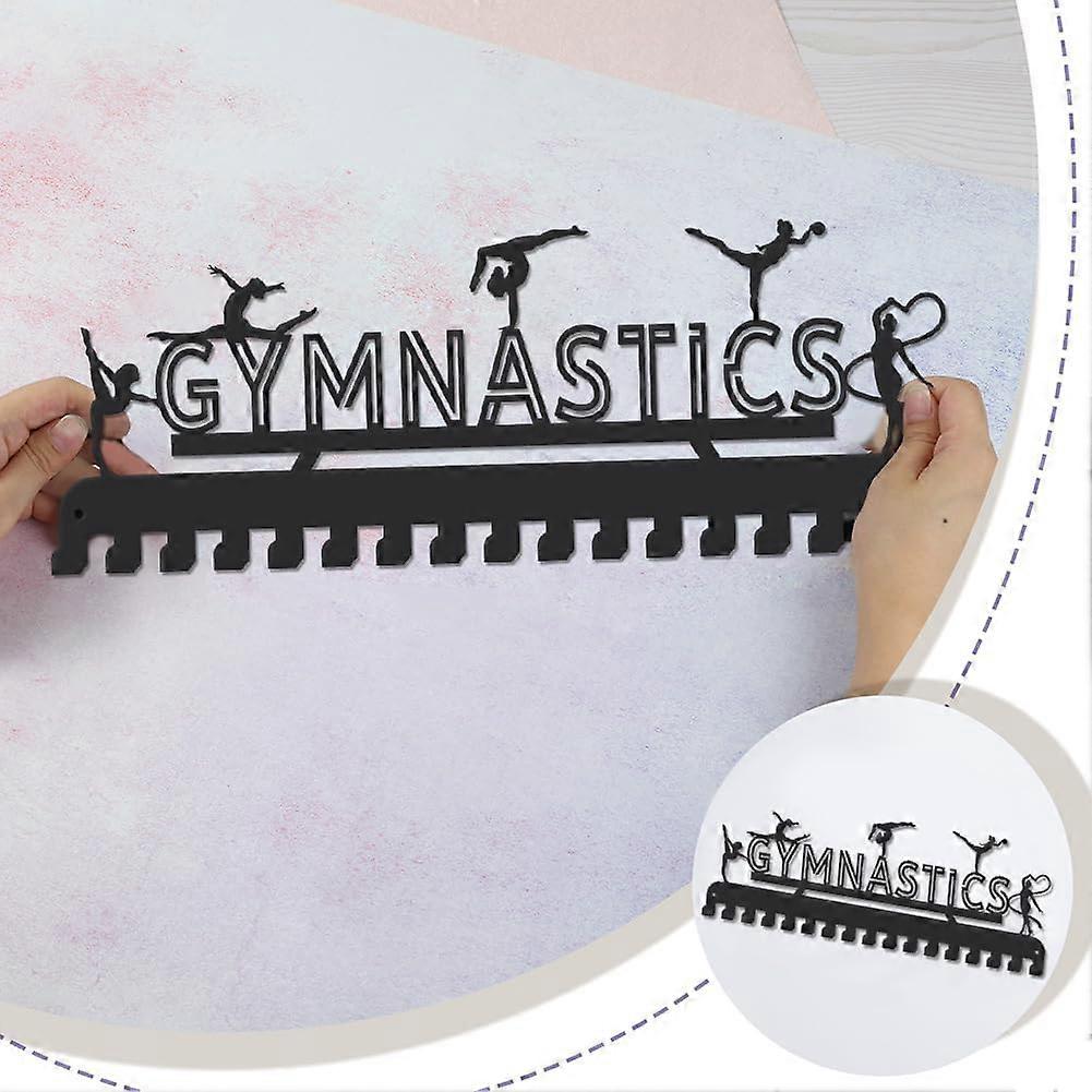 Figure Gymnastics Medal Hook Female Gymnast Sports Medal Holder Display ...