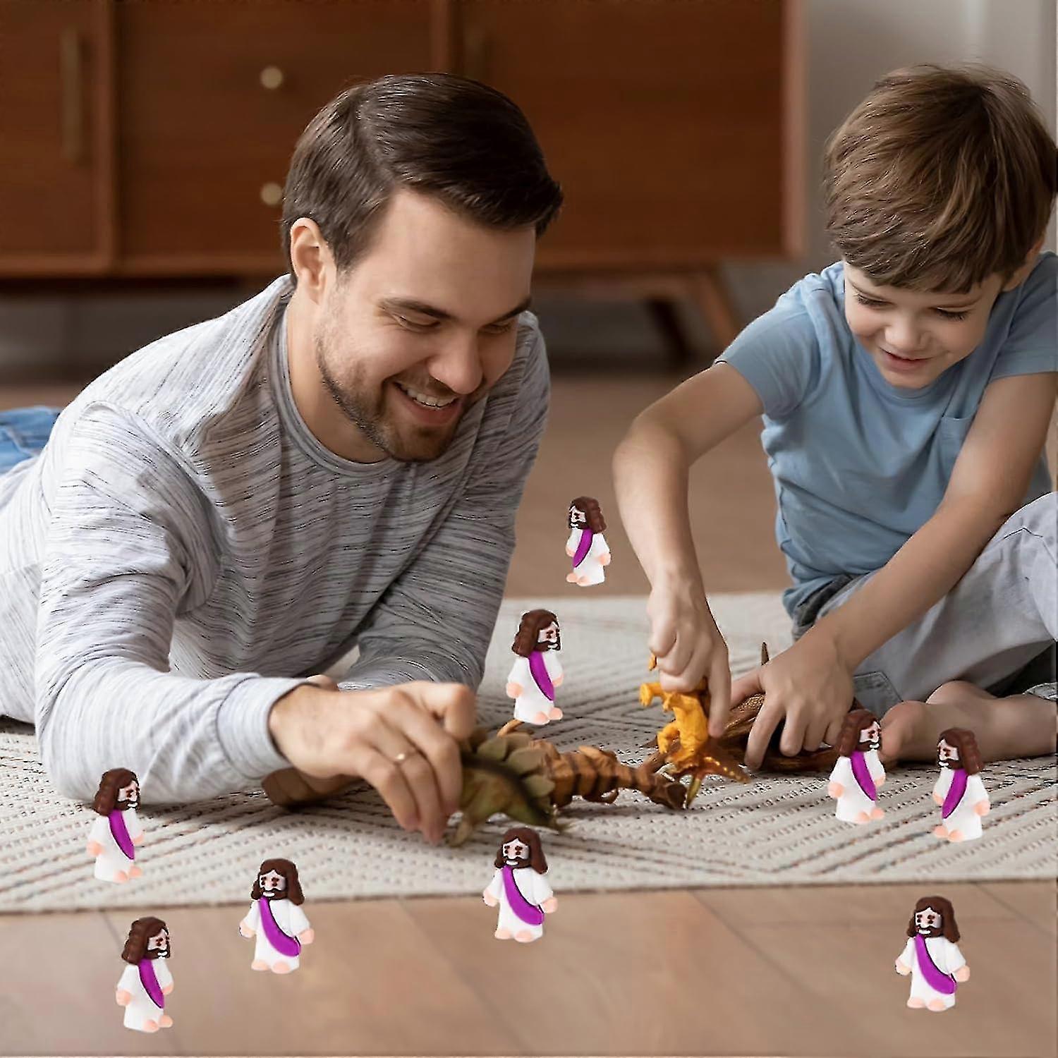 24/48/72pcs Mini Jesus Figurine Easter Decorations, Mini Jesus Figurine ...