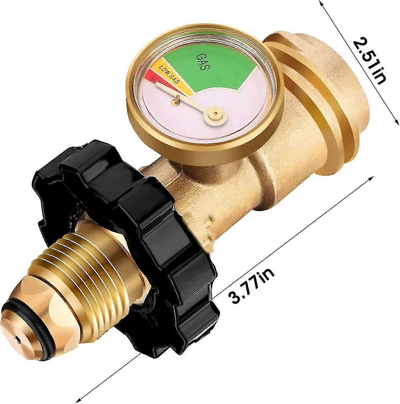 Pol Propane Gas Meter Tank Built-in Leak Detector, Propane Fuel Tank ...