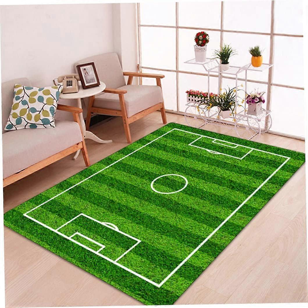 Football Field Carpet, Football Field Mat, Soccer Field Carpet Flannel ...
