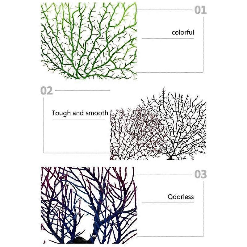 Artificial Coral Branch Dcor Faux Coral Reef Dcor Aquariums Ornament ...