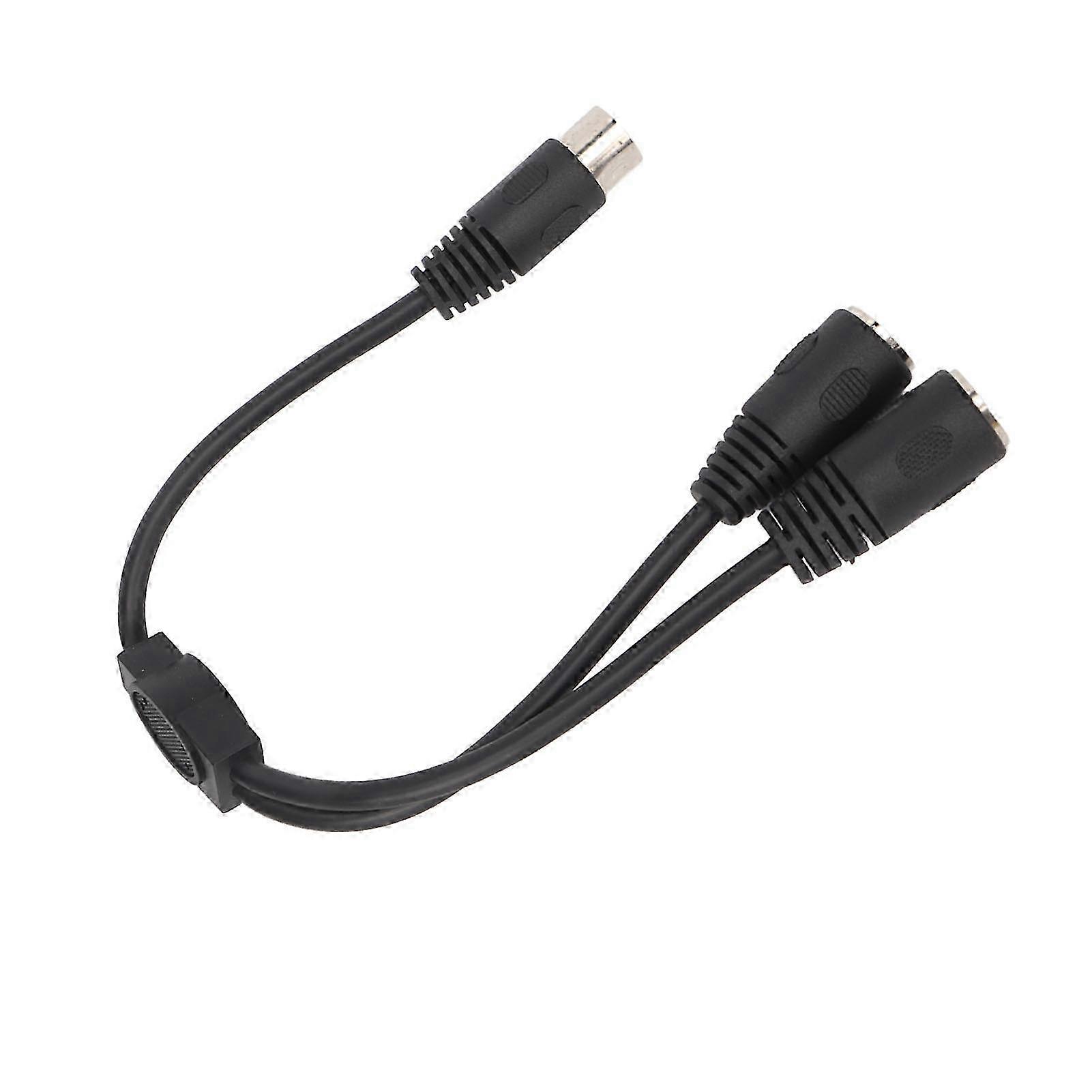 DIN 7 Pin Male to 2 DIN 7 Pin Female Y Cable 0.98ft PVC Plug and Play ...