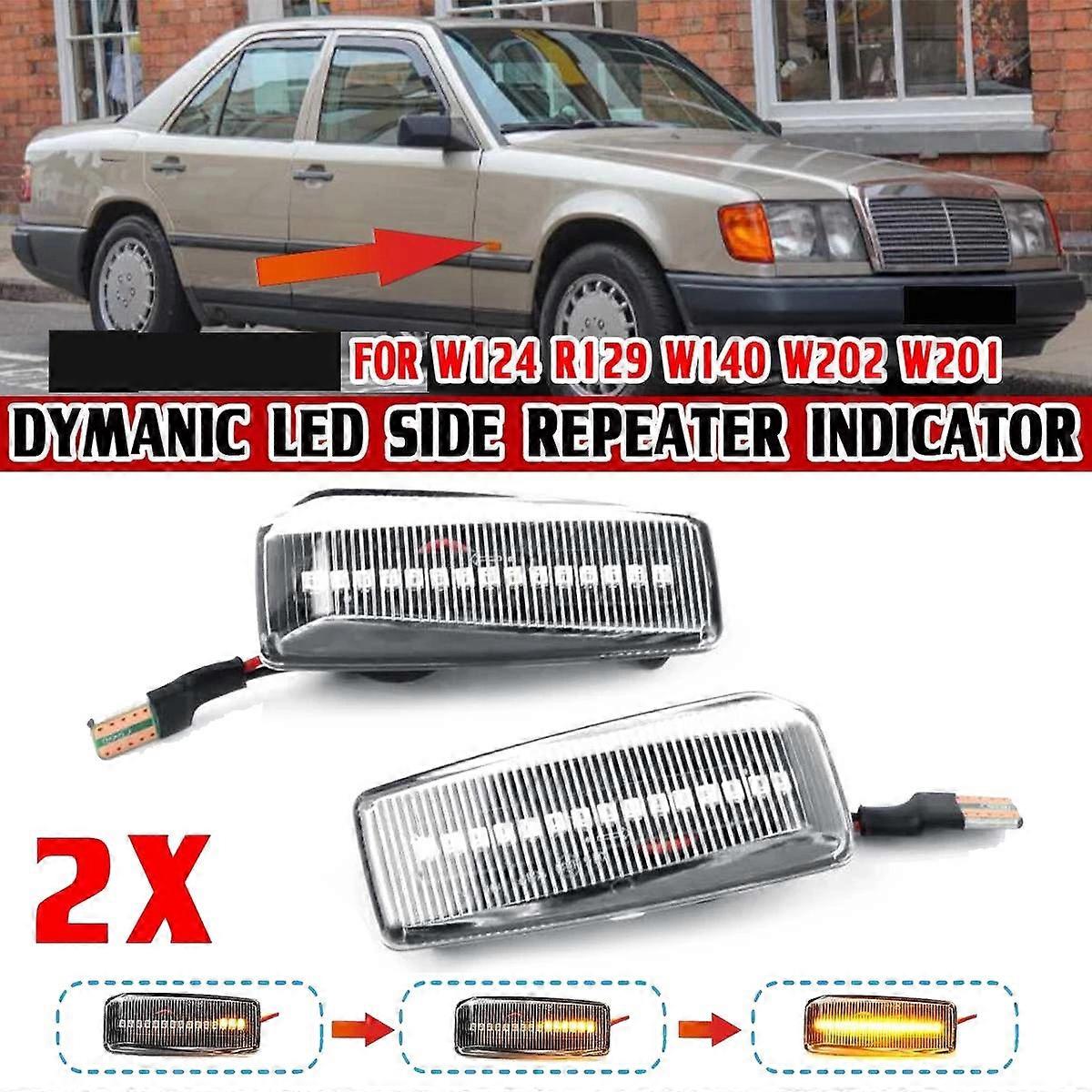 Car Dynamic Side Marker Light Turn Signal Indicator for C E S SL CLASS ...