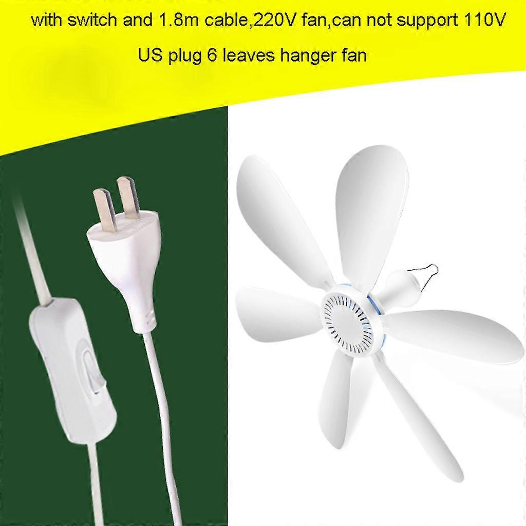 Electric Hanging Fan with Switch for Dining Living Room Home Bed ...