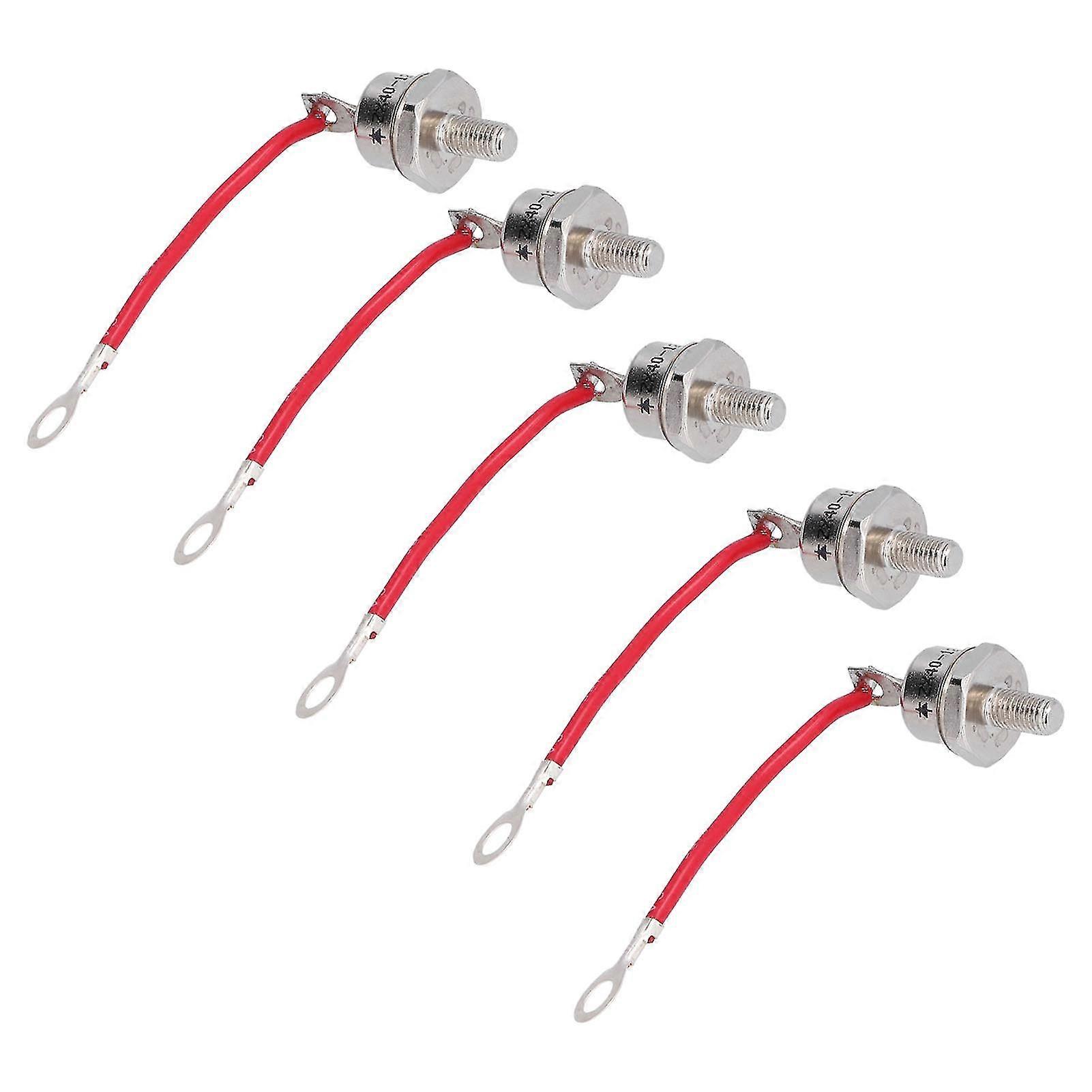 5 Pcs Rectifier Diode 1200V 40A Heat Dissipation Forward Silicon Power ...