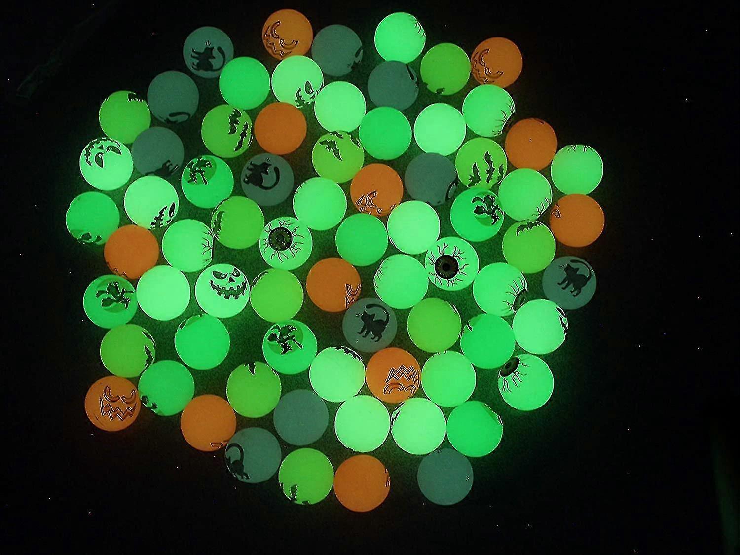 Piao Halloween Toys 72 Glow In The Dark Bouncing Balls 1.25 | 6 ...