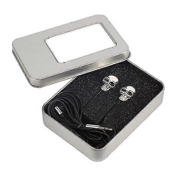 Skull Metal In-ear Headphones | Fruugo UK